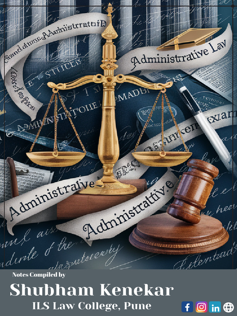 Administrative Law Final | PDF | Separation Of Powers | Administrative Law