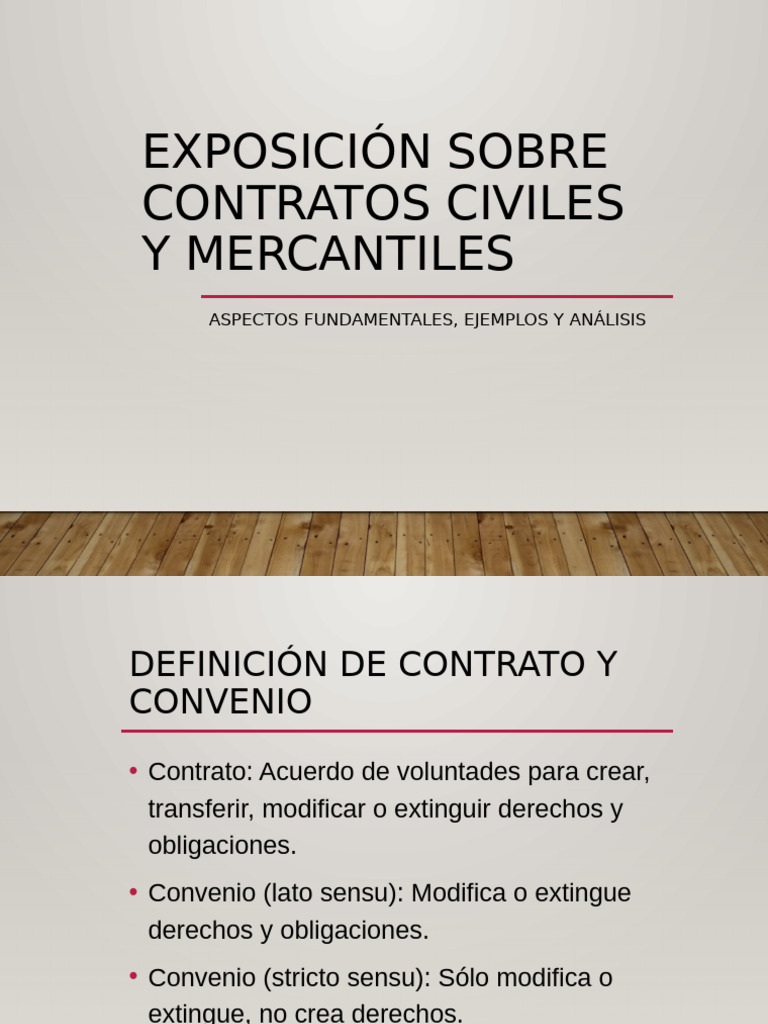 Contratos Civiles y Mercantiles | PDF