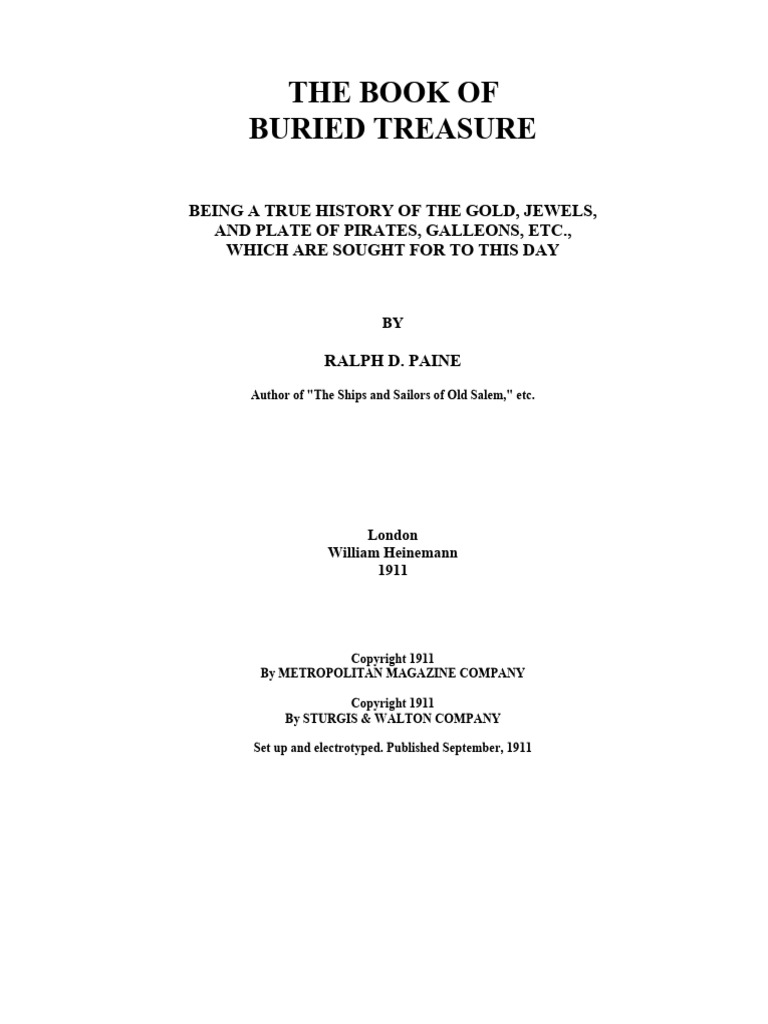 Book of Buried Treasure | PDF | Treasure | Piracy