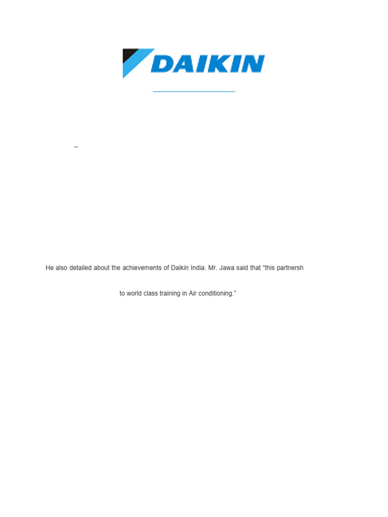 Daikin | PDF | Air Conditioning