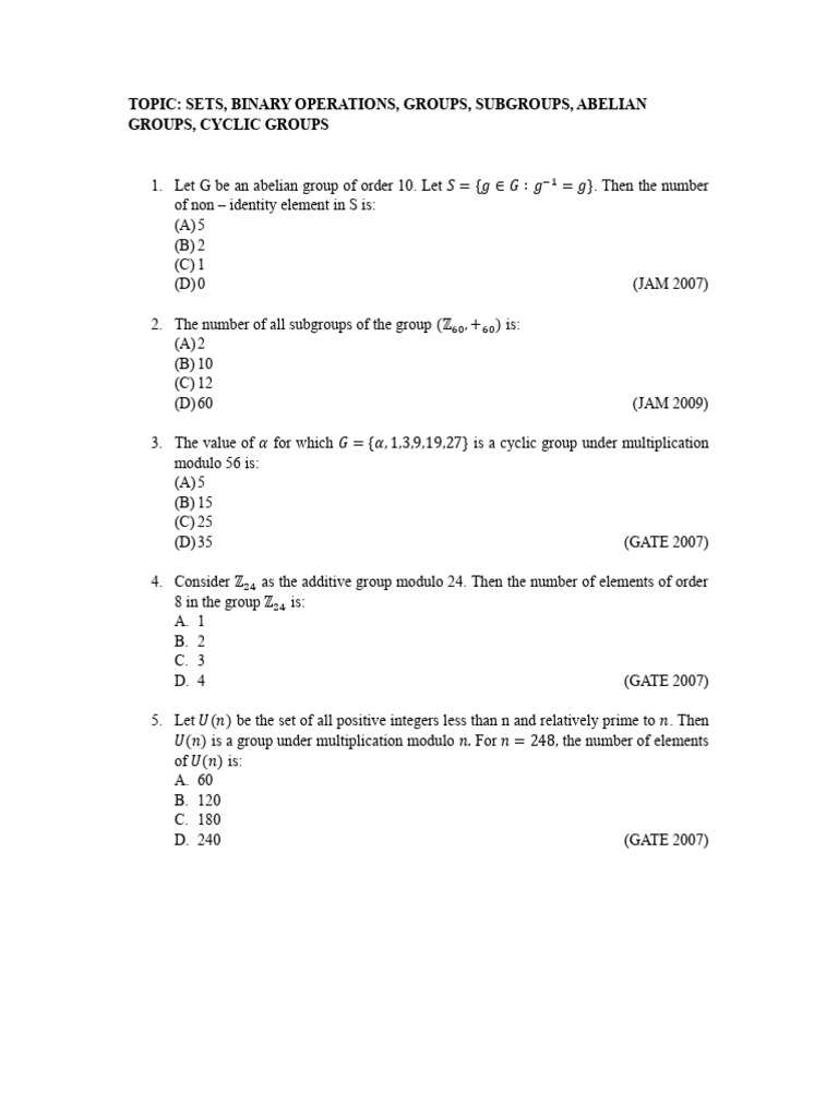 Jam Questions Algebra - Day 1 | PDF