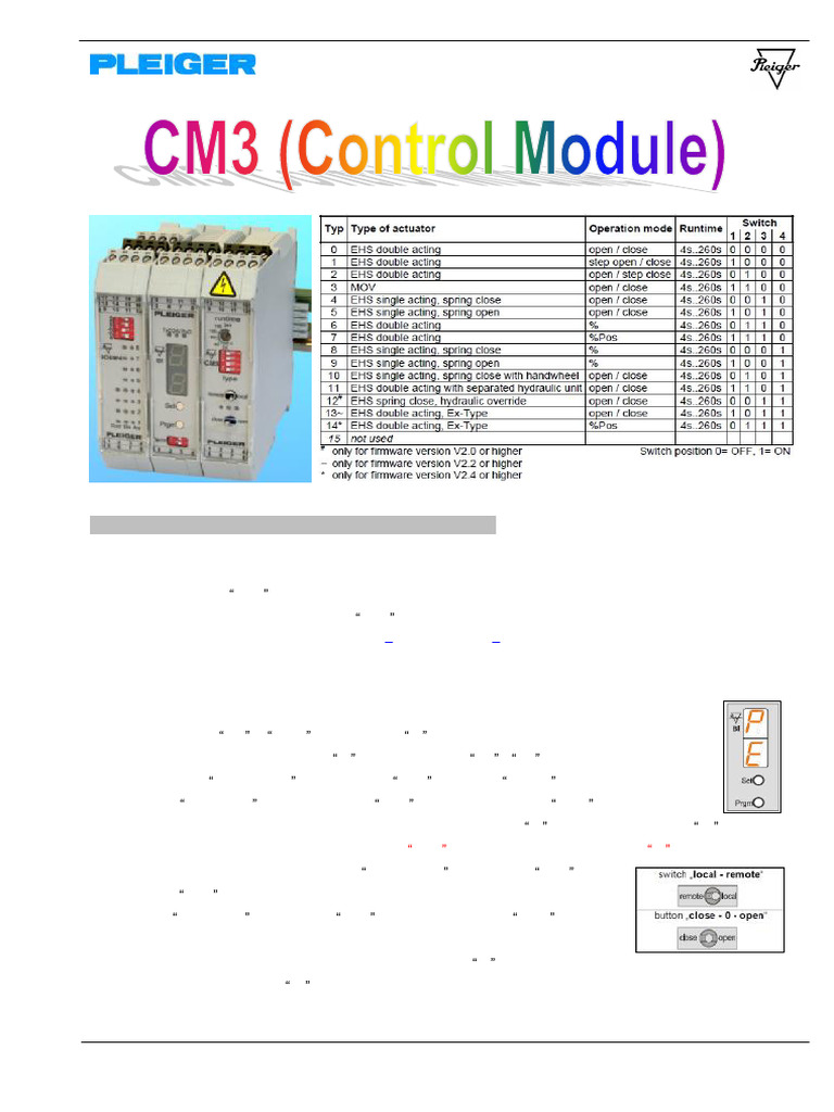 NO.24-5 (ATTACHMENT) How To Set Addresses To EHS CM3 Module | PDF | Switch | Computing
