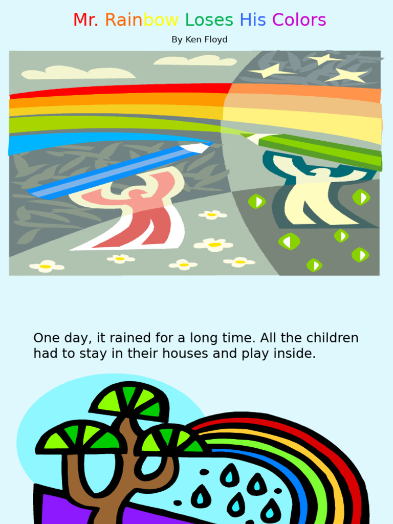 Mr. Rainbow's Colorful Adventure | PDF | Rainbow | Color