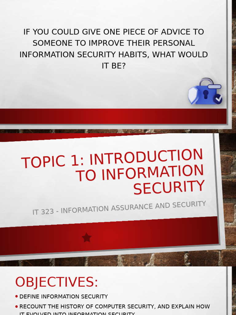 Personal Information Security Tips | PDF | Software Development Process ...