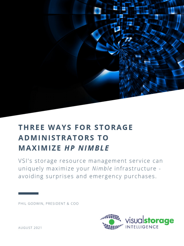 White-Paper-HP-Nimble | PDF | Computer Data Storage | Analytics