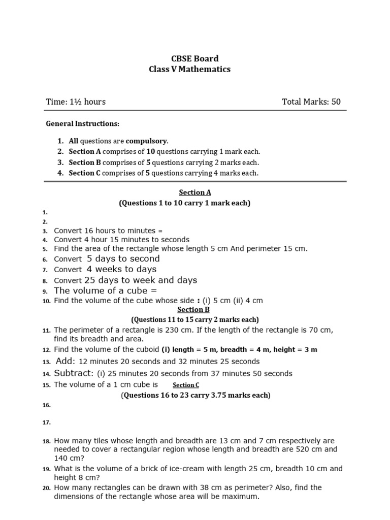 class note 1 | PDF | Length | Area
