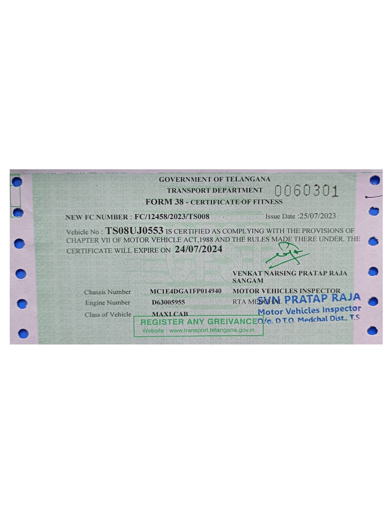 0553 RC Permit Fitness | PDF