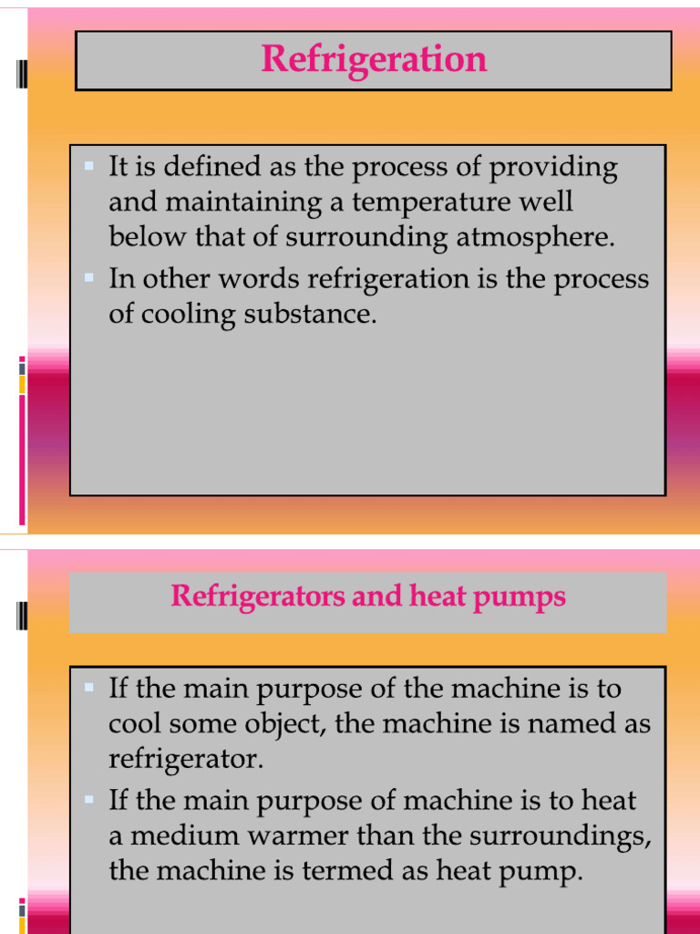 Refrigeration | PDF