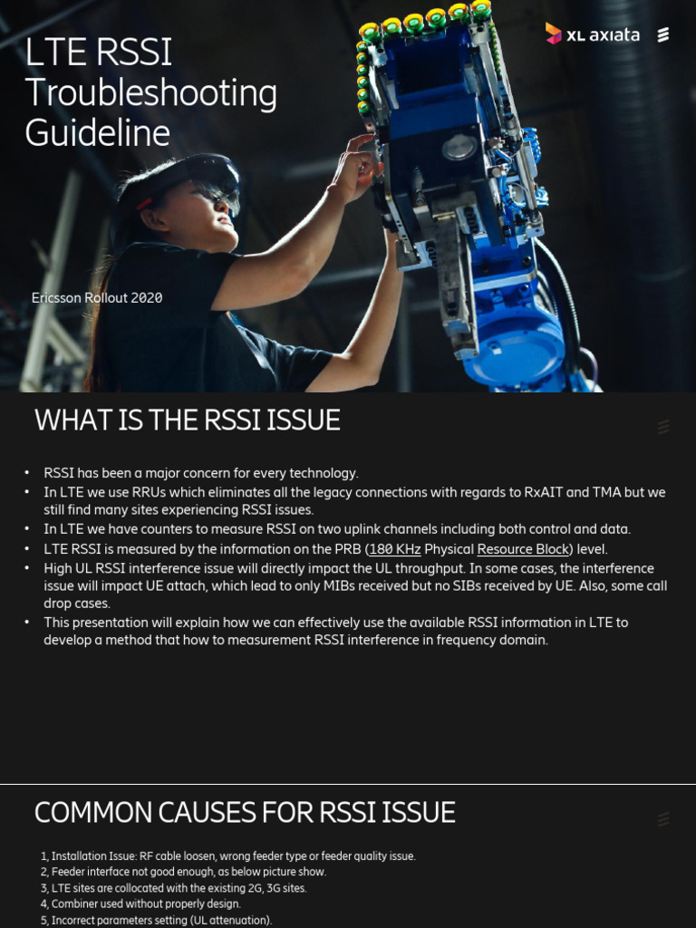 Lte Rssi Troubleshooting Guide Pdf Lte Telecommunication Electronics