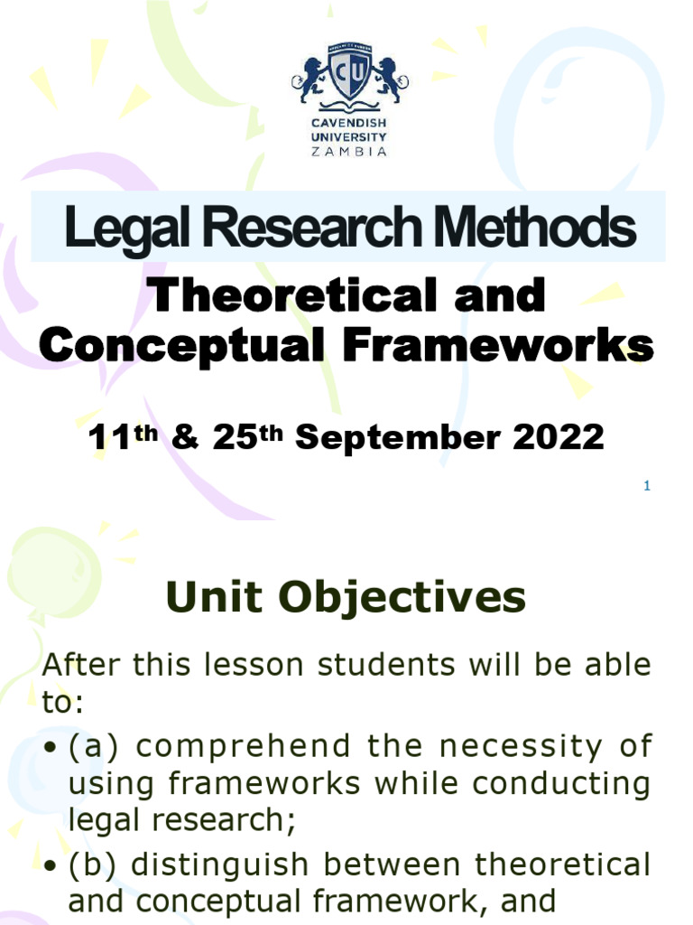 Understanding Theoretical Frameworks in Legal Research | PDF | Theory ...