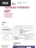 Aplikasi e-Kohort KIA untuk Kesehatan | PDF