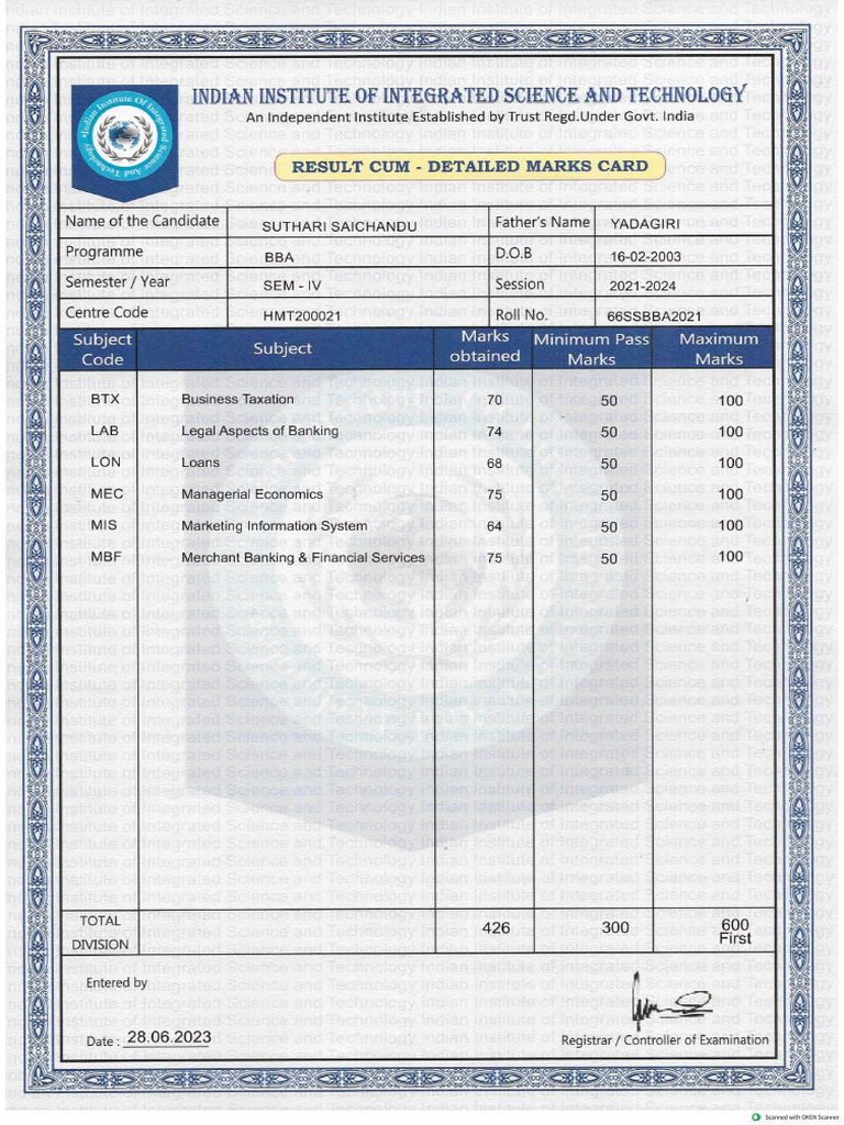 Degree Document From Sunny-Pages | PDF
