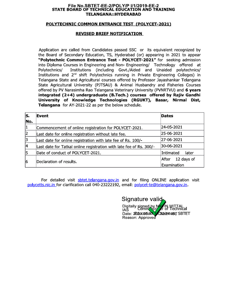 Polycet Revised | PDF