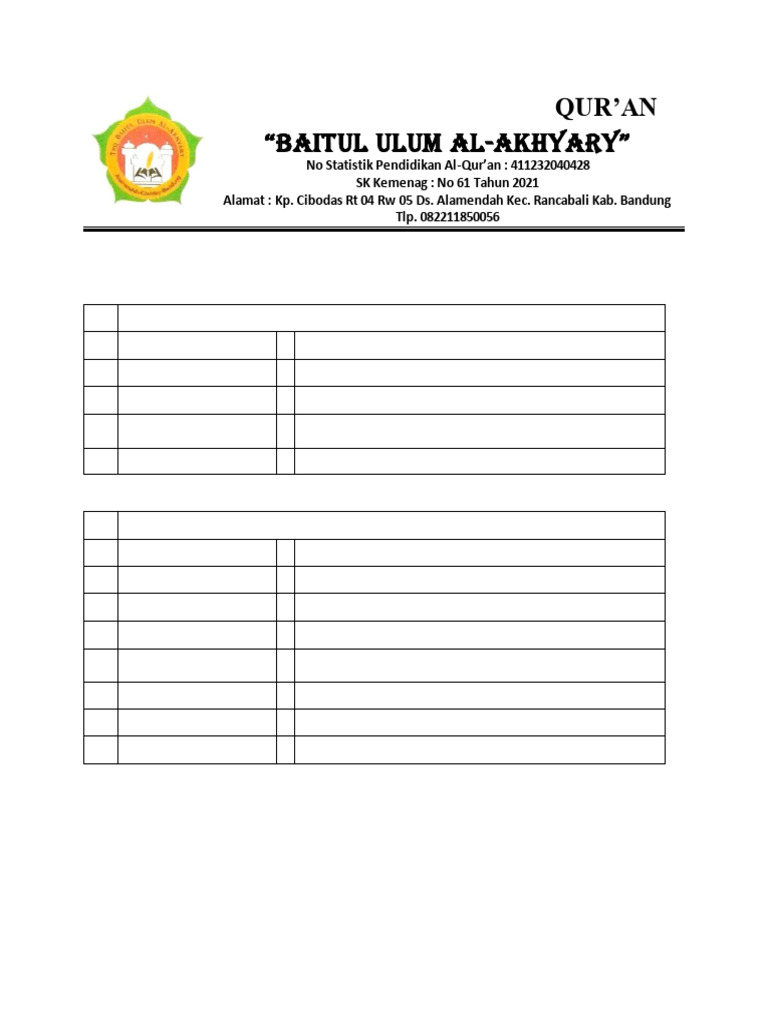 Profil Lembaga | PDF