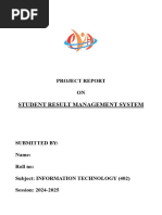 Mini Project Students Result Management System | PDF | Art