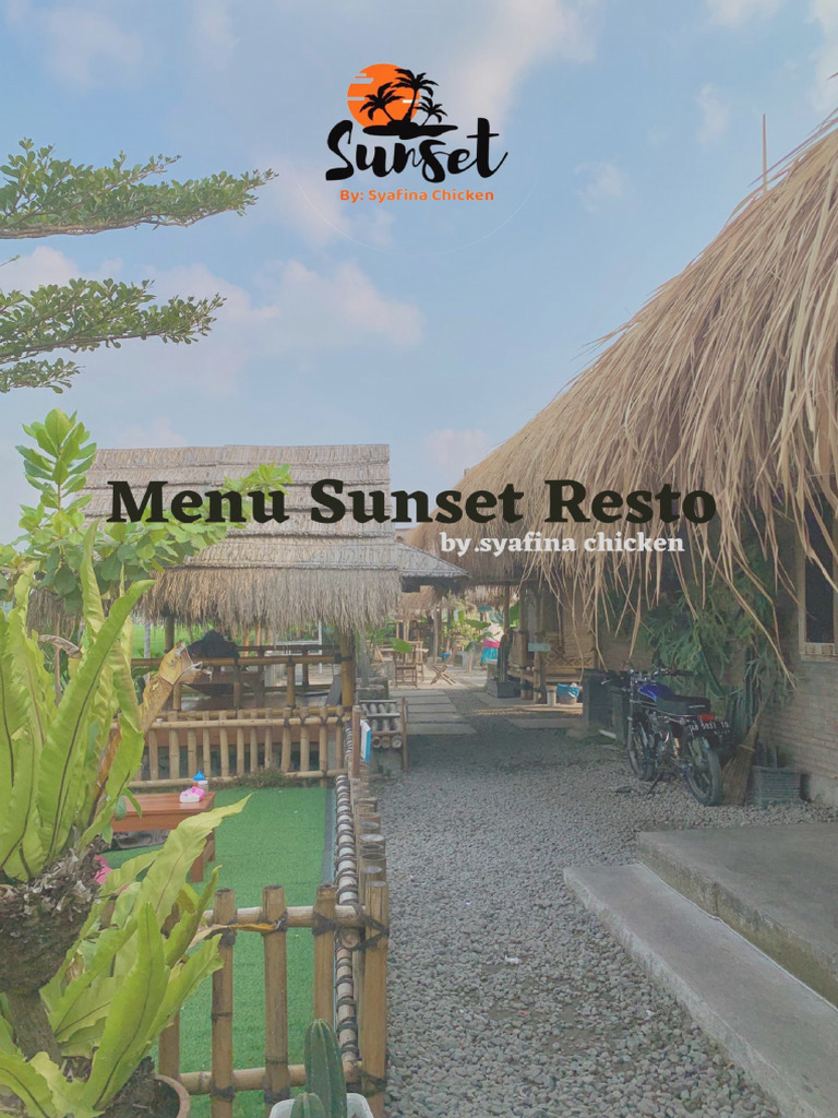 Menu Sunset | PDF