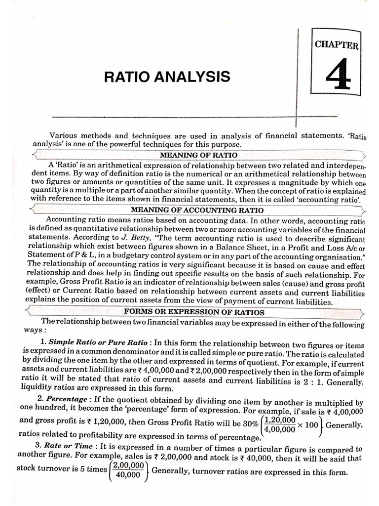 Ratio Analysis Acc Fund | PDF
