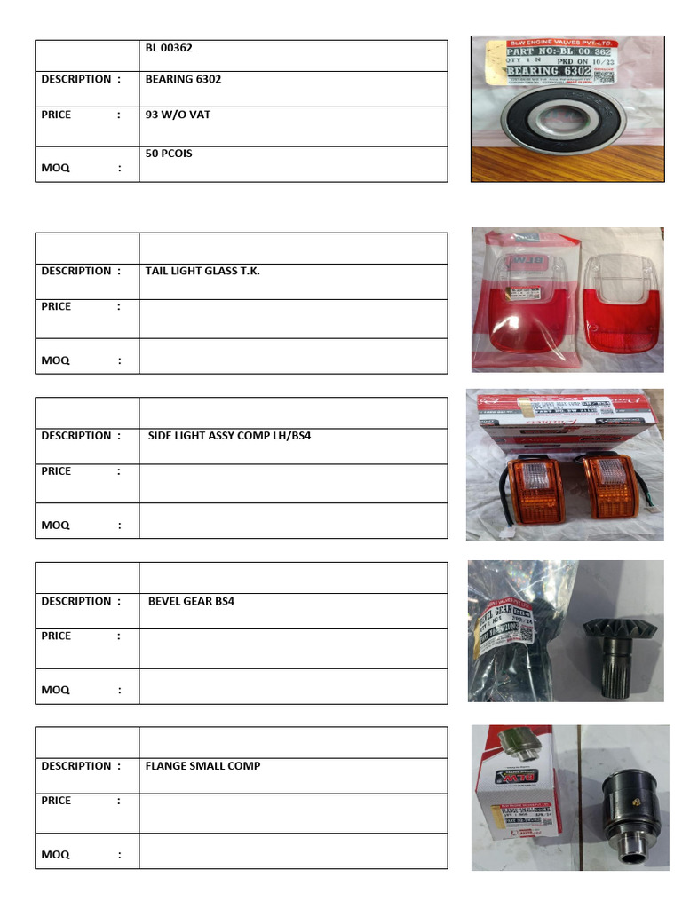 Automotive Parts Catalog and Pricing | PDF | Wheeled Vehicles | Vehicle ...