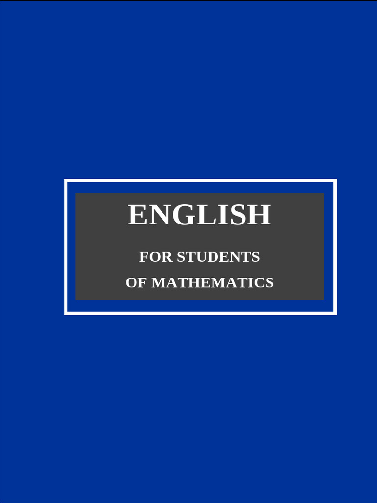 English For Mathematics - Ban Goc | PDF | Trigonometric Functions ...