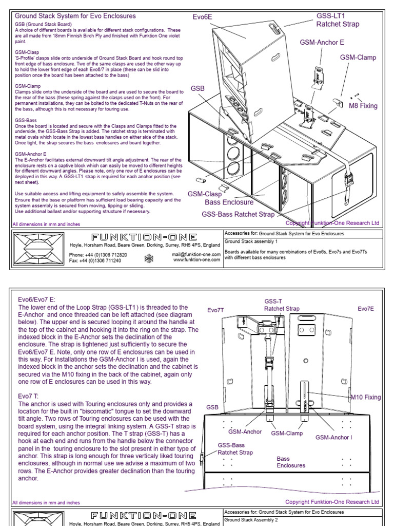 Evo Ground Stack System | PDF | Manufactured Goods | Equipment