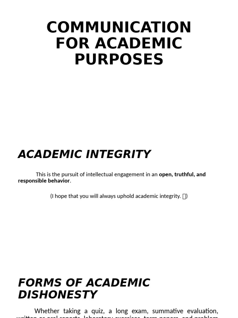 4.0 Communication For Academic Purposes | PDF | Methodology | Theory