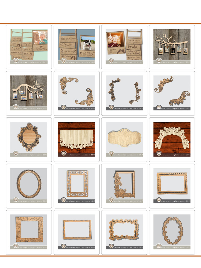Frames, Borders and Photo Corners | PDF | Publishing | Paper Art