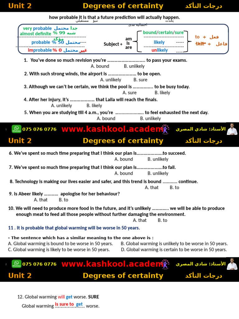 Degrees of certainty | PDF