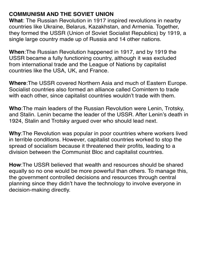 Soviet Union's Revolutionary Roots | PDF | Soviet Union | World Politics