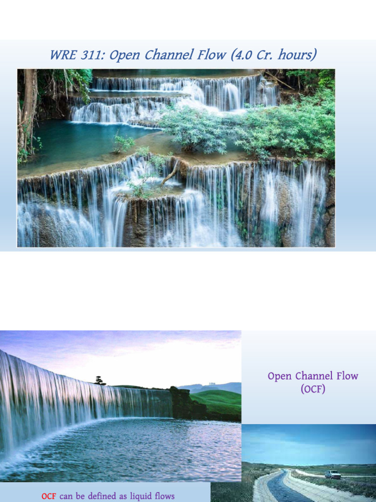 1.WRE-311_Introduction | PDF | Fluid Mechanics | Liquids