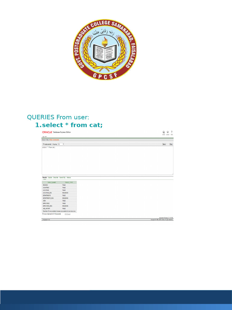 QUERIES | PDF | Data Model | Software Design