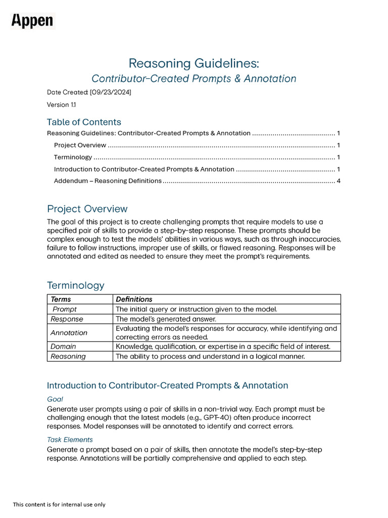 Project Aristotle Guidelines | PDF