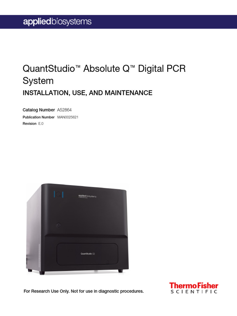 Man0025621 Qs Absolute q Digital Pcr System Ug Ruo En | PDF ...