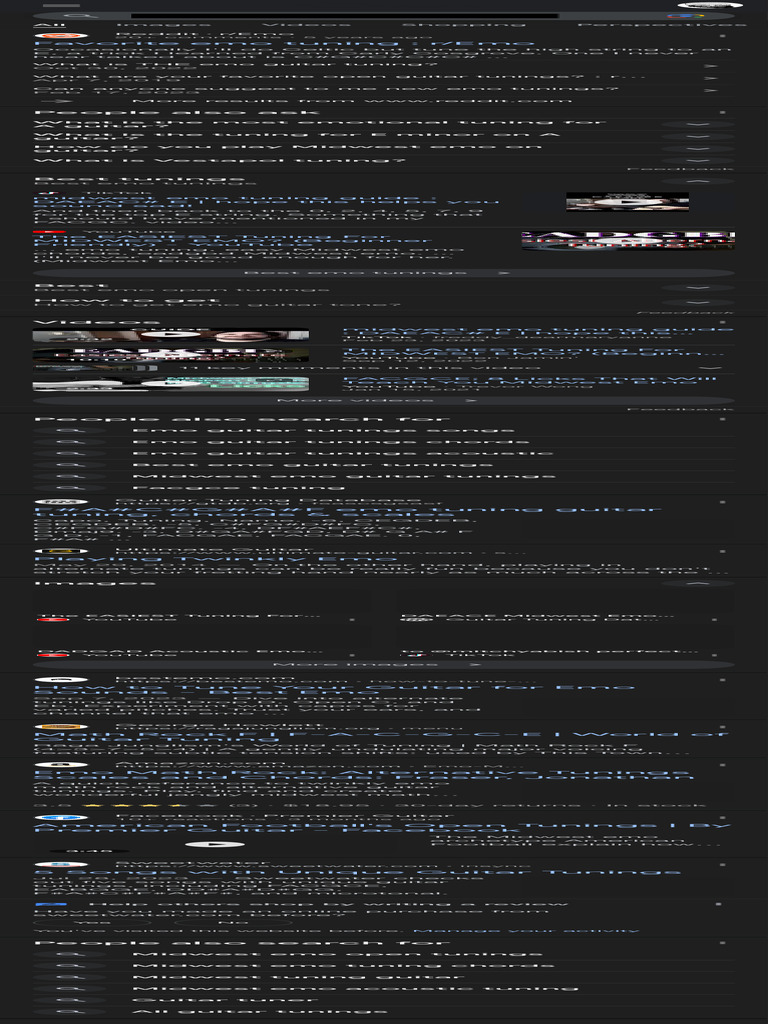 Emo Guitar Tunings - Google Search | PDF | Guitars | Guitar Family ...