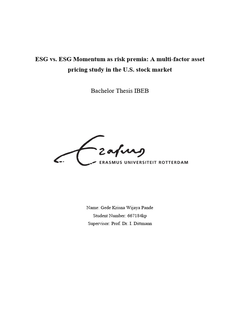 Final Draft Thesis Krisna | PDF | Corporate Social Responsibility | Investing