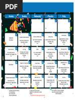 CACFP 90 Weekly Menu With Serving Sizes Template | PDF | Foods | Lunch