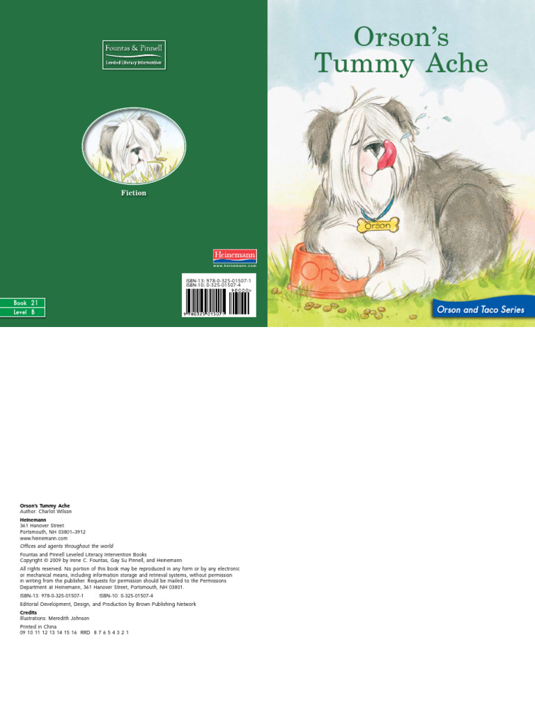 21 Orson's Tummy Ache | PDF