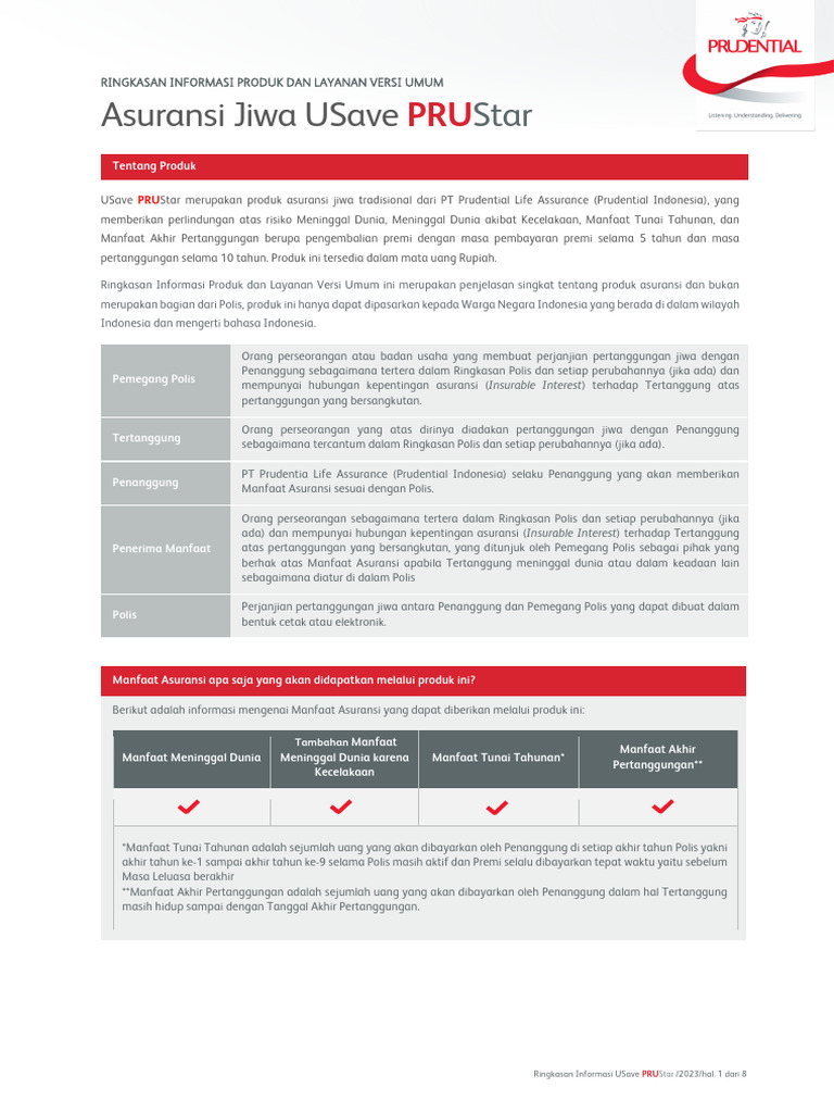 RIPLAY Umum USave PRUStar - Revamp | PDF