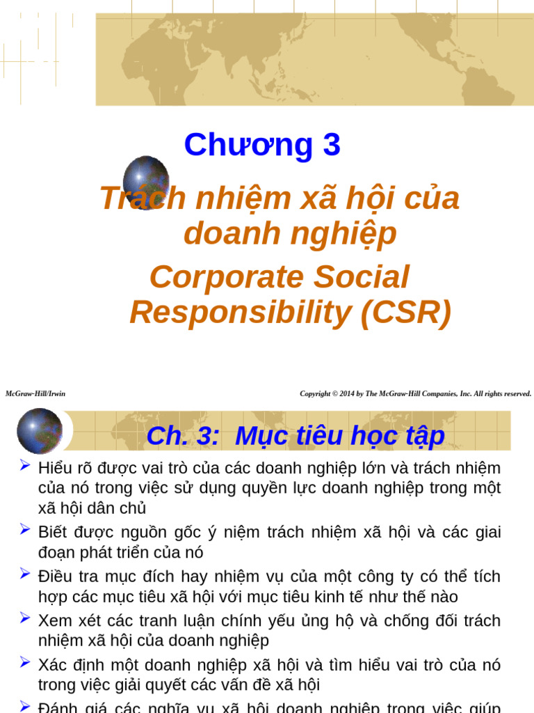 Chap3-Trach Nhiem Xa Hoi Cua Doanh Nghiep | PDF