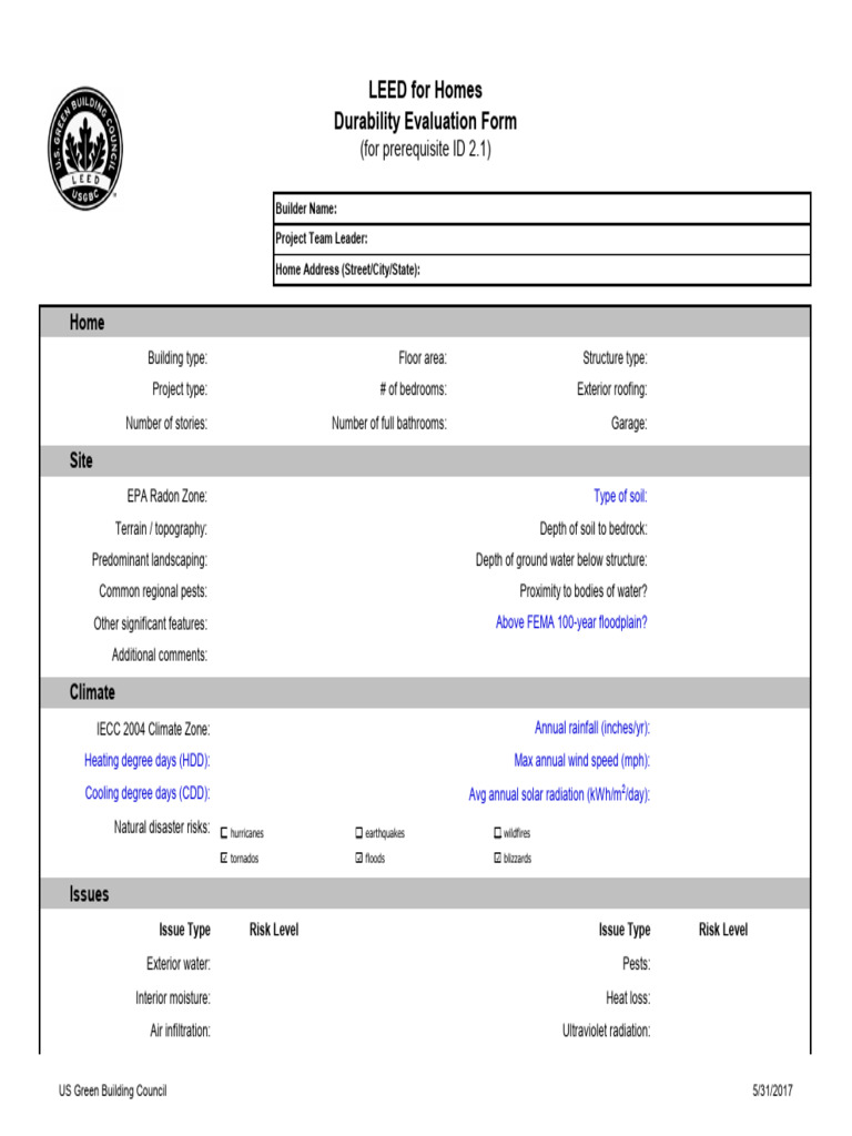 durability check list | PDF | Framing (Construction) | Wall