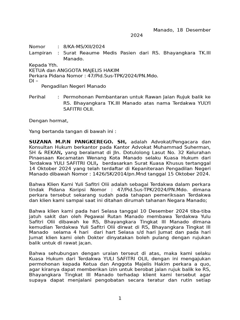 PERMOHONAN TSTN BEROBAR JALAN | PDF