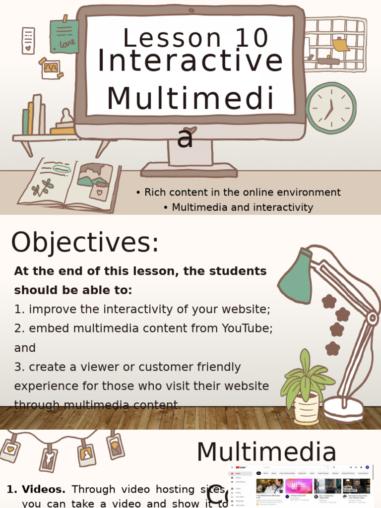 Enhance Website Interactivity with Multimedia | PDF | Multimedia | Websites