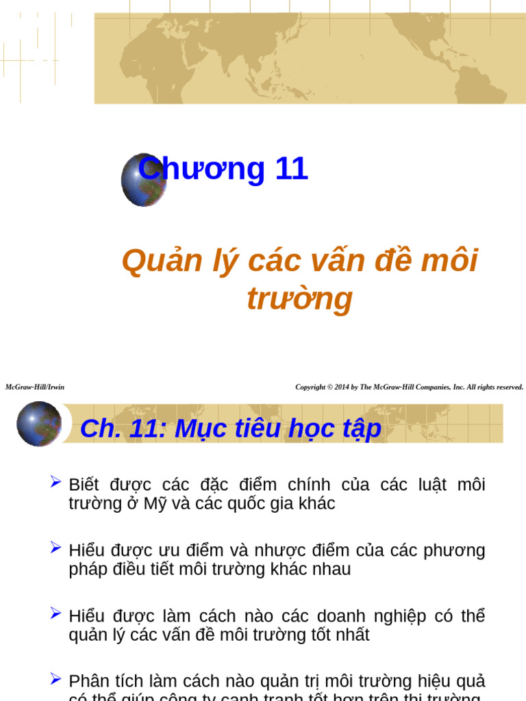 Chap11-Quan Ly Van de Moi Truong | PDF