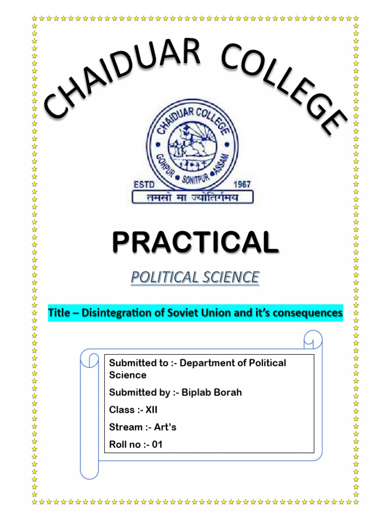 Soviet Union Disintegration Effects | PDF