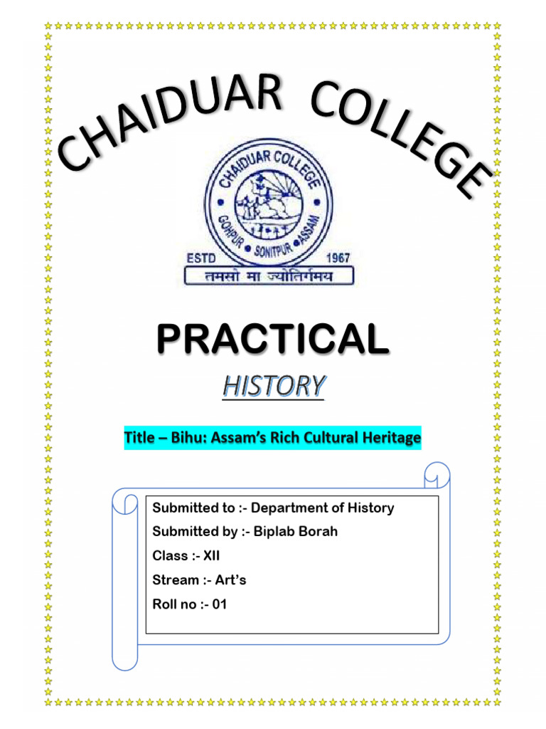 History Project Fornt Page | PDF