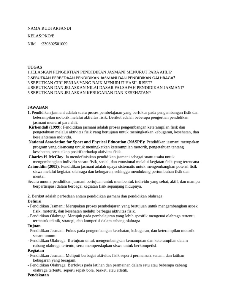 Rudi Arfandi Azas Falsafah | PDF