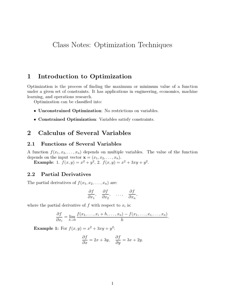 calculus | PDF | Mathematical Optimization | Derivative