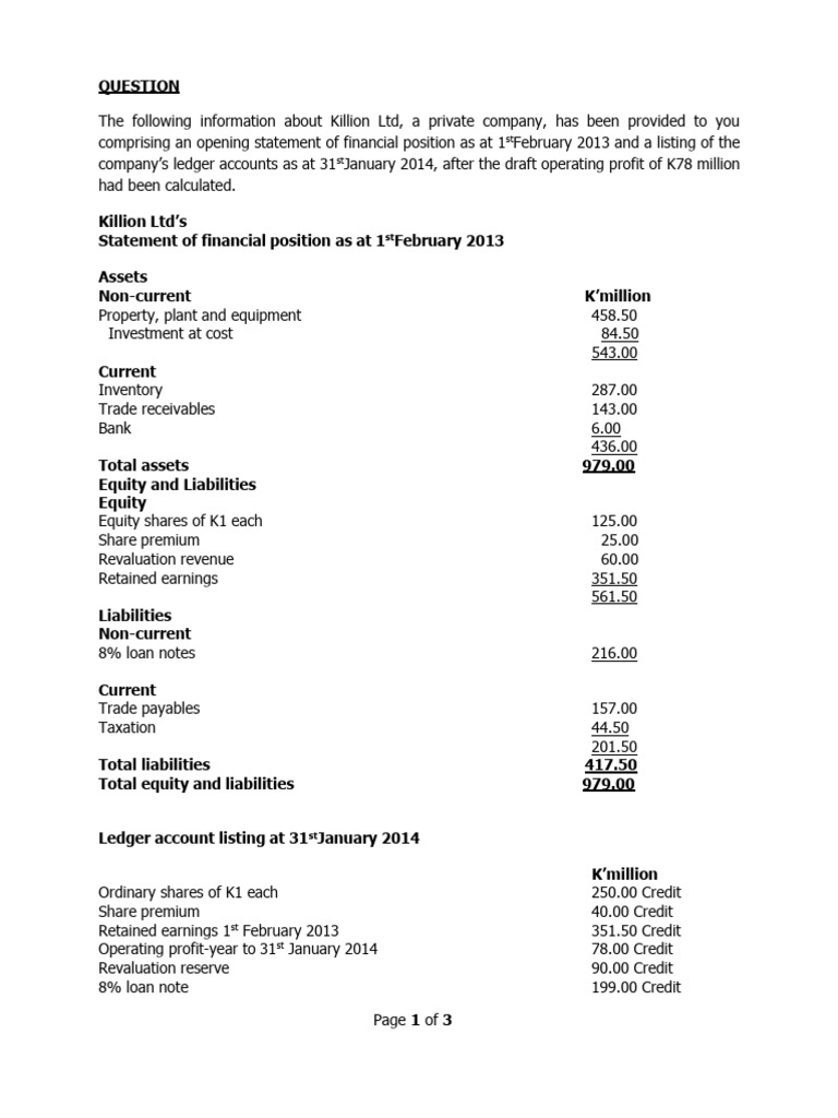 Cash Flow Practice Question 2024 | PDF | Debits And Credits | Business