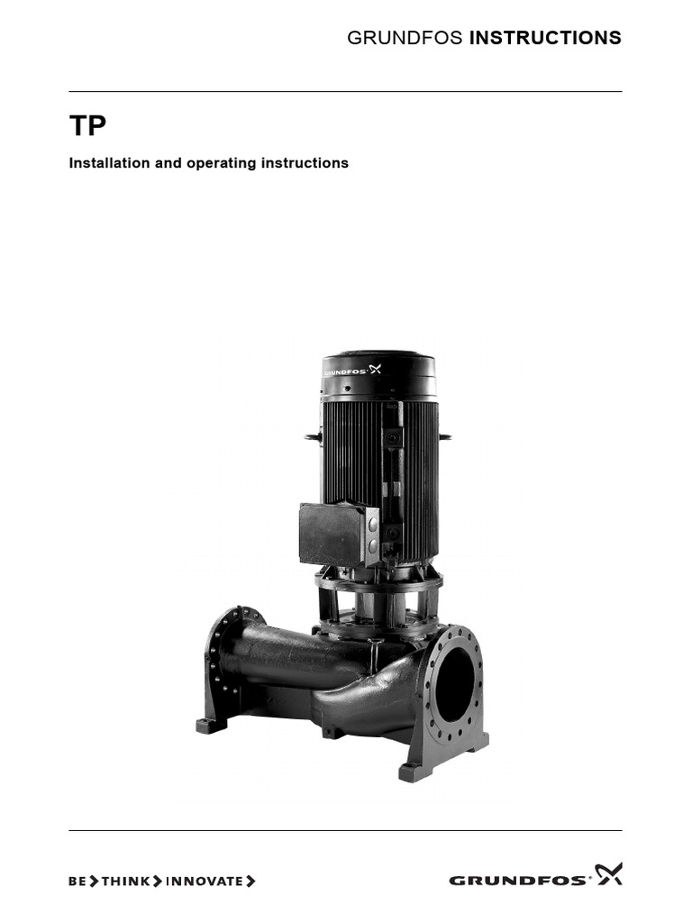 2 Installation and Operating Instructions | PDF | Pump | Fuse (Electrical)
