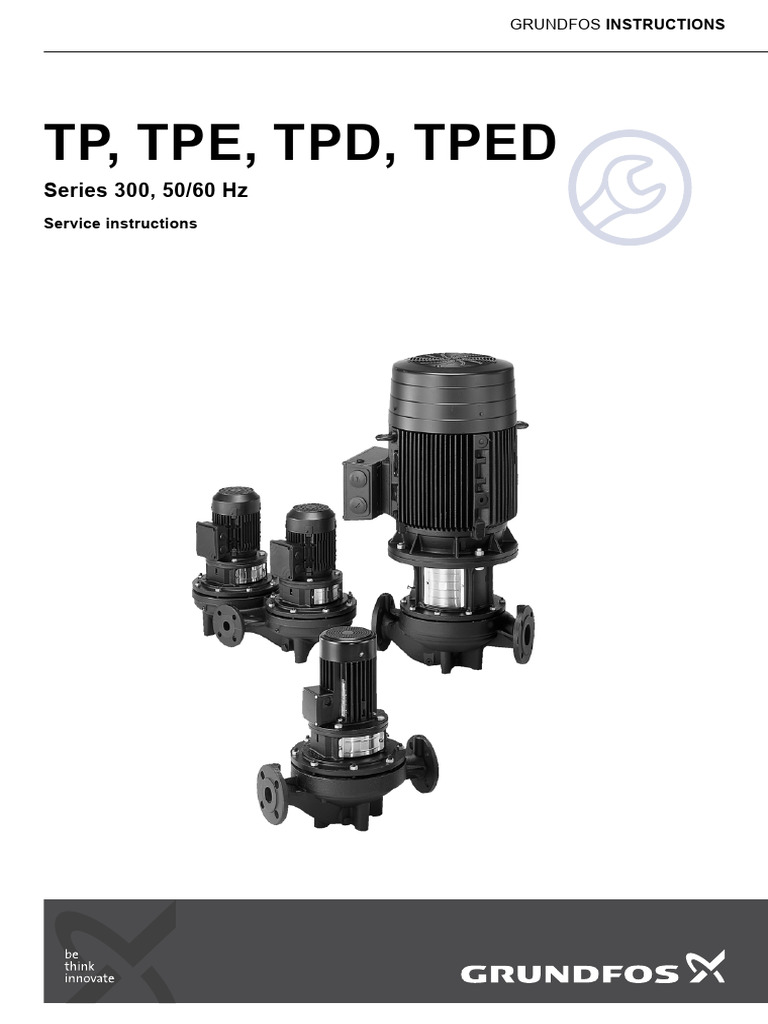 Grundfos TPE Series Service Manual | PDF
