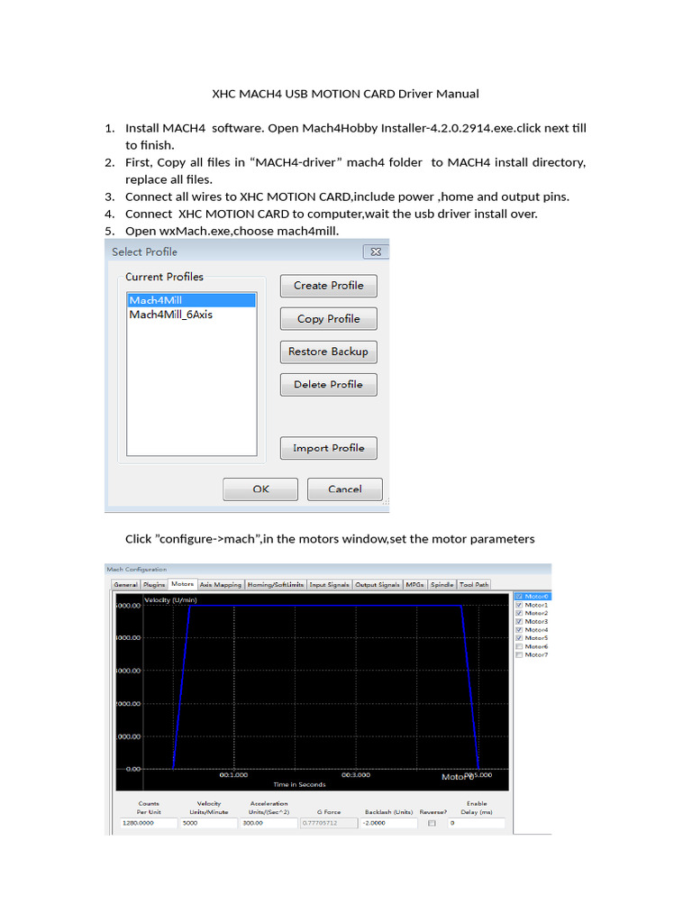 Mach4 Software Driver Installation Instructions | PDF